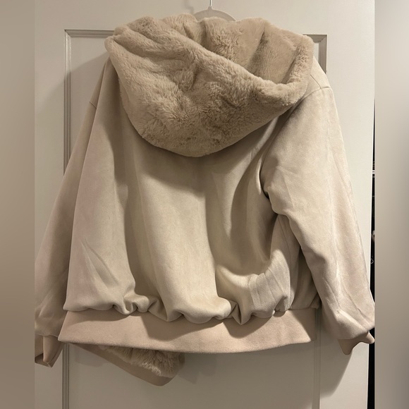 Zara | Jackets & Coats | Zara Reversible Fuzzysuede Jacket | Poshmark